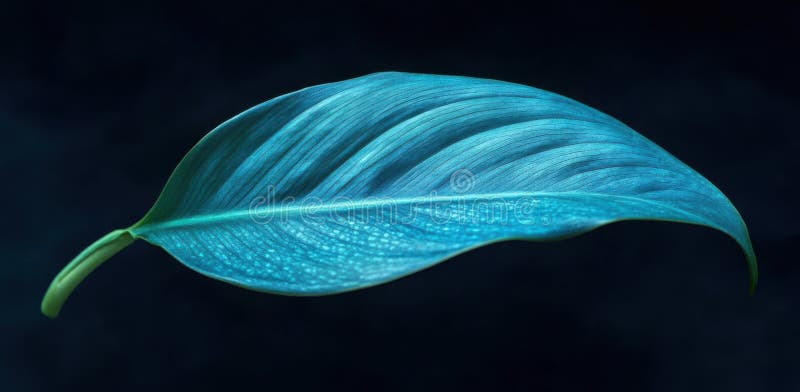 Explore Leaf Detail with Artistic Light and Shadow Play on Natural ...