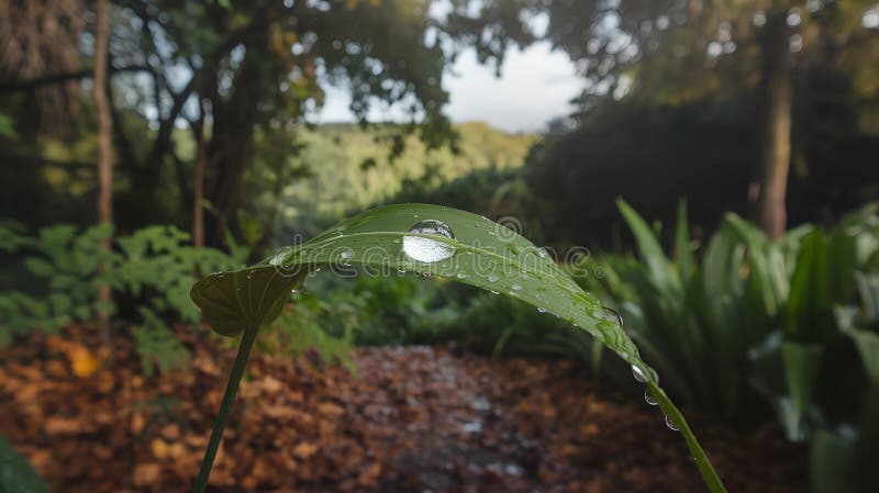 Explore the Life of a Single Raindrop Stock Illustration - Illustration ...