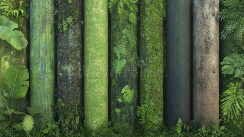 Explore the Lush Textures and Vibrant Greens of a Tropical Rainforest ...