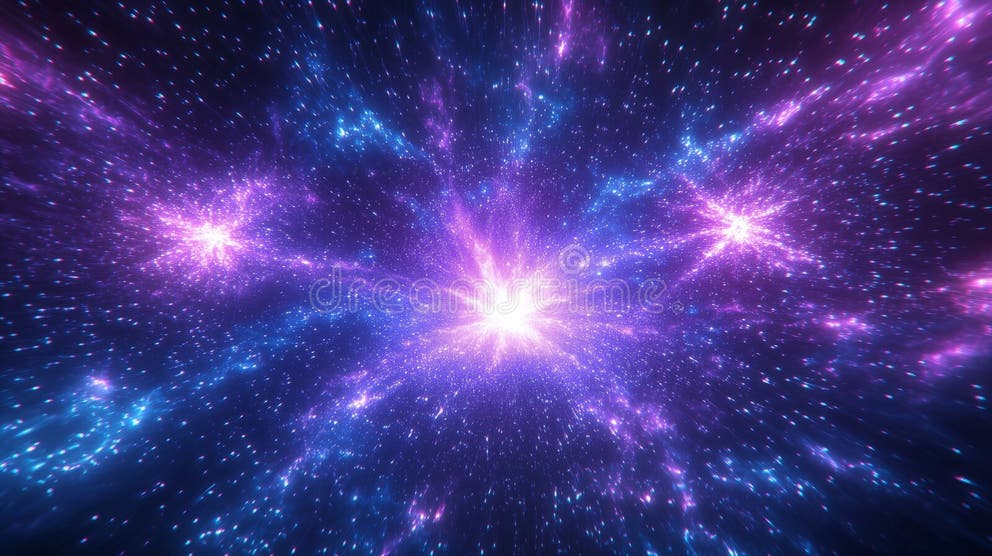 Explore the Majestic Cosmic Explosion in Deep Space Stock Image - Image ...