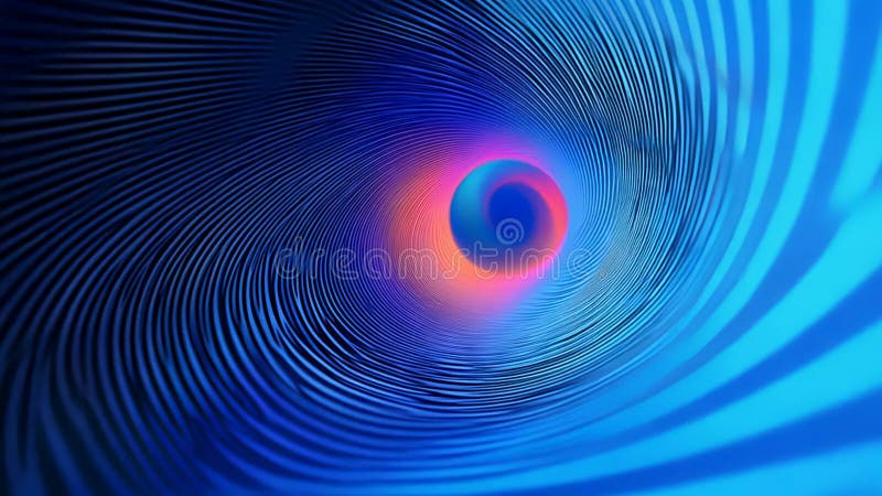 Explore the Mesmerizing Abstract Psychedelic Red Blue Tunnel Optical ...