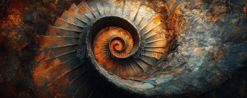 Explore the Mesmerizing Depths of this Evolving Spiral Staircase ...