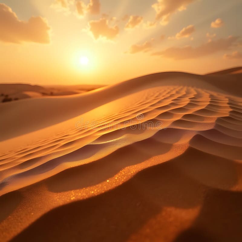 Desert Sands a High-Quality Close-Up Photo for Stock Illustration ...