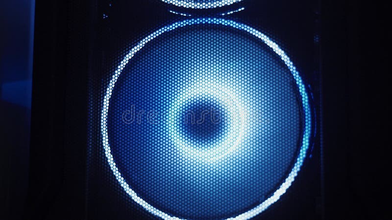 Explore the Mesmerizing Glow of Blue LED Lights and a Spinning Cooler ...