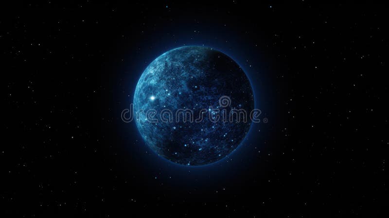 Explore the Mesmerizing World of a Blue Cosmic Planet with Stunning ...