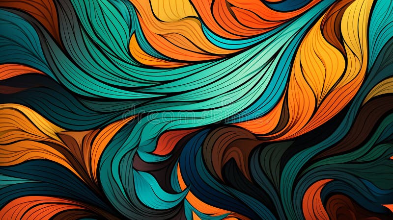 Vibrant Abstract Pattern: Captivating Geometric Design for Modern Art Enthusiasts. Stock ...