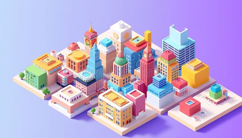 Miniature Cityscape Model, Urban Planning Architecture, Stock Photo ...