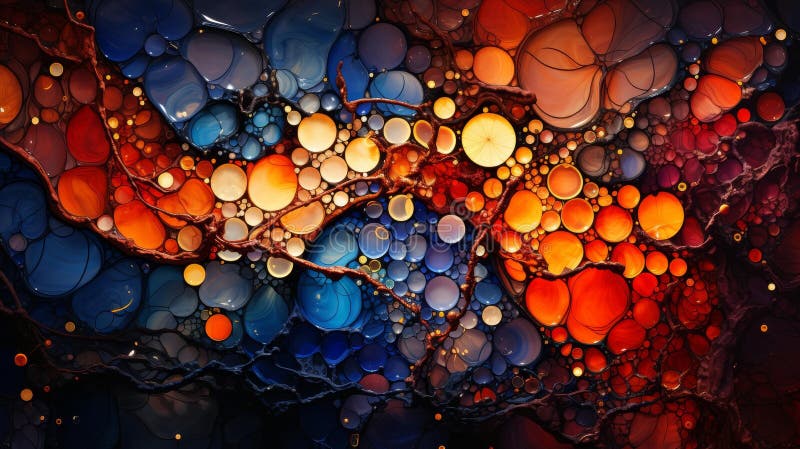 Explore a Modern Abstract Geode Design with Flat Texture, Intricate ...