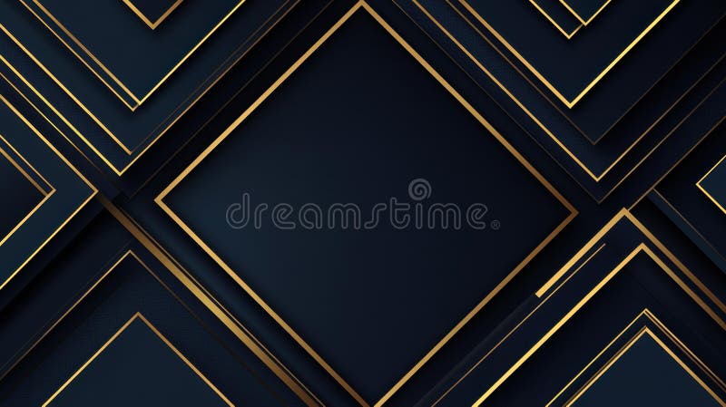 Explore a Modern Design with Layered Rectangle Patterns on a Rich Navy ...