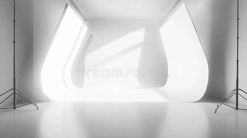 Explore Modern, an Empty Photography Studio with Minimal Design and ...