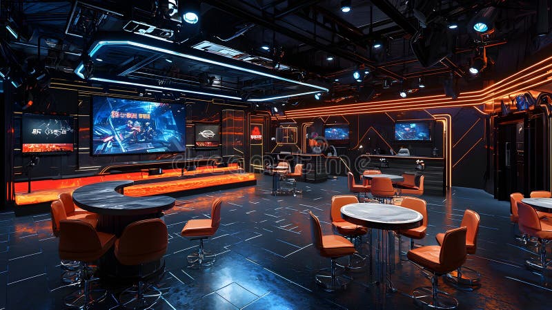 Explore the Modern Gaming Lounge Designed for Ultimate Entertainment ...