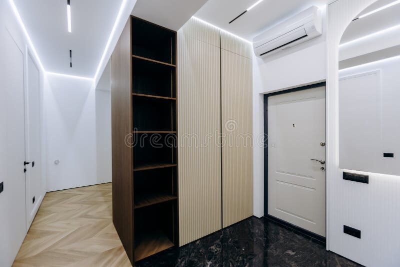 Explore Modern Hallway Designs with Sleek Storage Solutions for ...