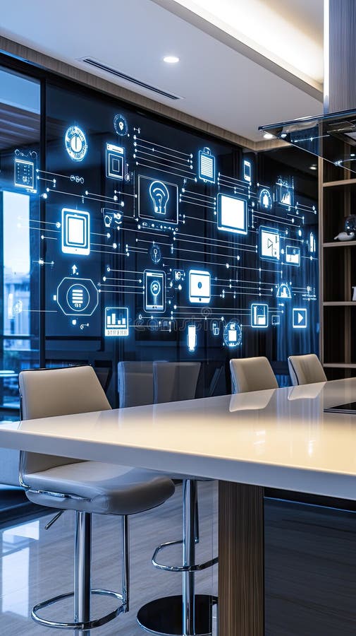 Explore a Modern Kitchen with Advanced Smart Technology and Digital ...