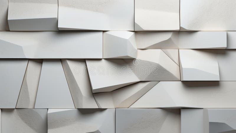 Explore Modern Plaster Art with Geometric Designs and Precise Details ...