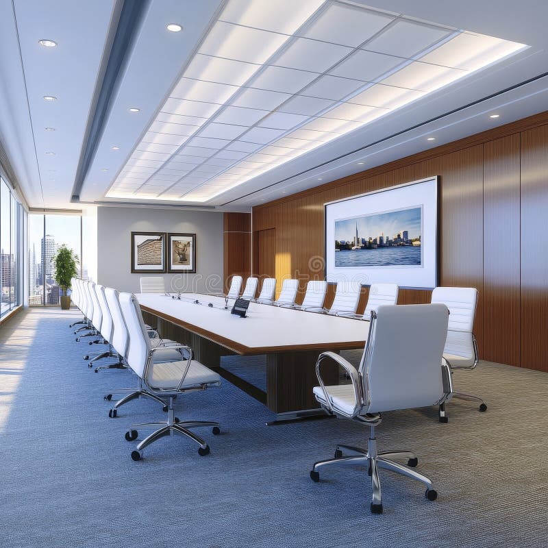 Explore a Modern and Professional Conference Room Setting, Ideal for ...