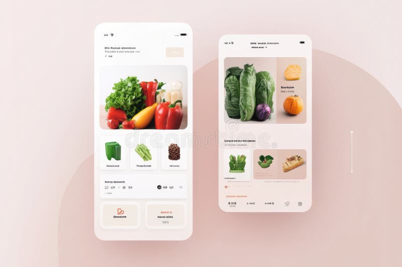 Explore a Modern and Sleek Grocery Shopping App Interface Featuring ...