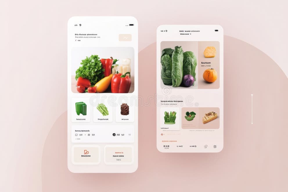 Explore a Modern and Sleek Grocery Shopping App Interface Featuring ...