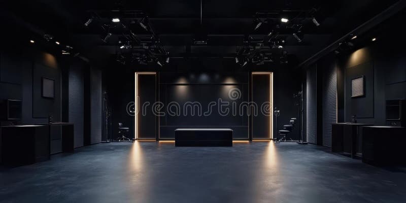 Explore Modern Studio Design with Sleek Lighting, Perfect Shot Backdrop ...