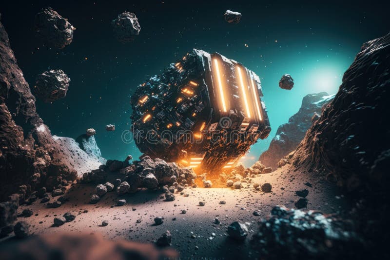 Led TexturesRevolutionary Bionic Asteroid Mining Facility: Captured in ...