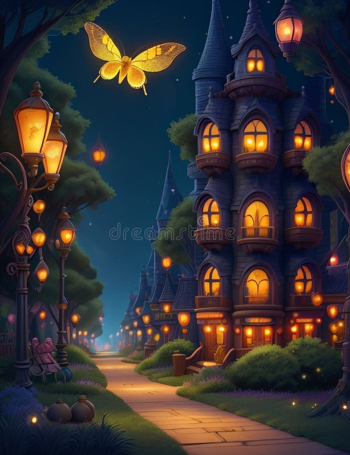 Explore the Mysterious and Captivating Nightscape of the City of the ...
