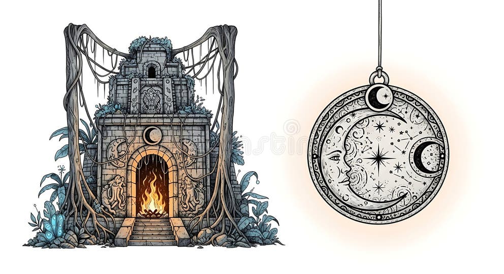 Ancient Celestial Temple Stock Illustrations – 1,532 Ancient Celestial ...