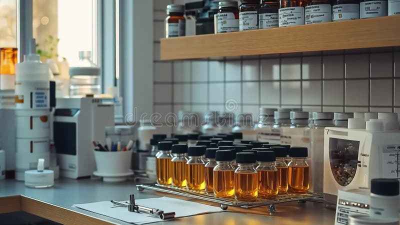 Explore an Organized Workstation with Essential Equipment and Materials ...