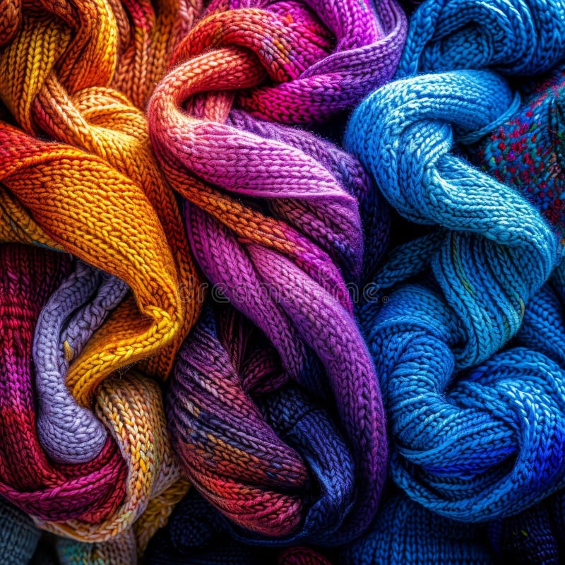 Explore Our Collection of Knitted Accessory Textures and Cozy Details ...