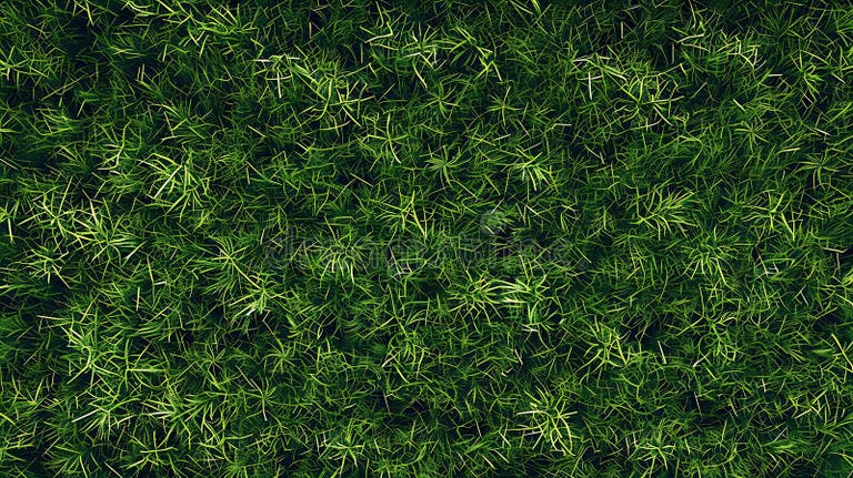 Seamless Artificial Green Grass Texture - Perfect Top View Background ...