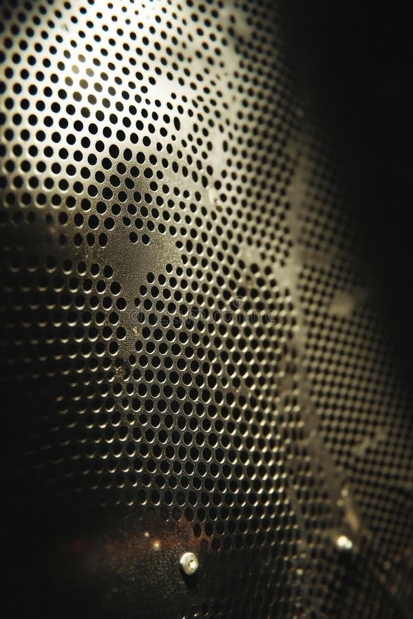 Explore Perforated Metal Panel with Industrial Texture and Surface ...