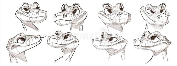 Explore a Playful Array of Lizard Expressions in this Captivating ...