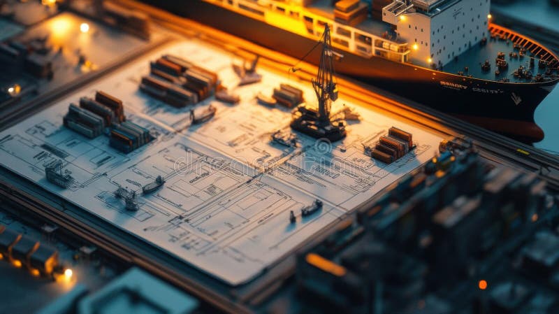 Explore Port Blueprint, Reveals Cargo and Ship Details, Engineering ...