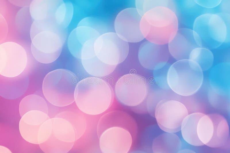 Explore Pretty Pink and Blue Bokeh Lights Stock Illustration ...