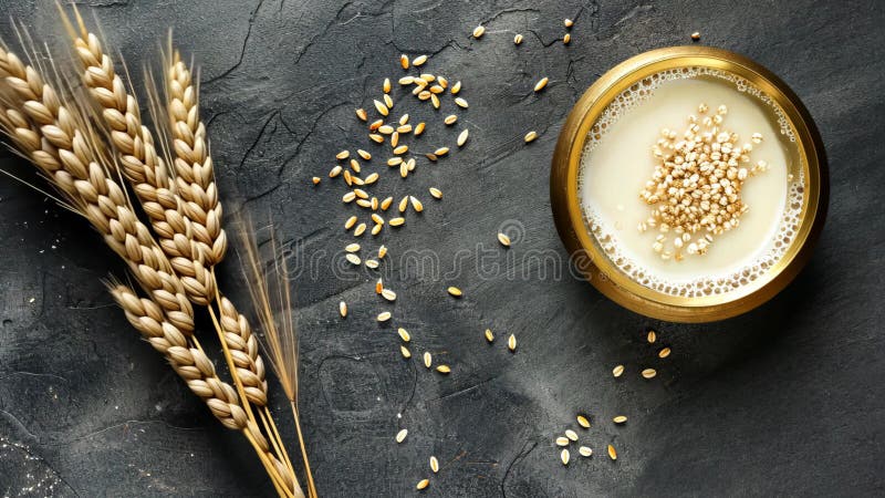 Explore the Process of Making a Nutritious Barley Drink with Wheat ...