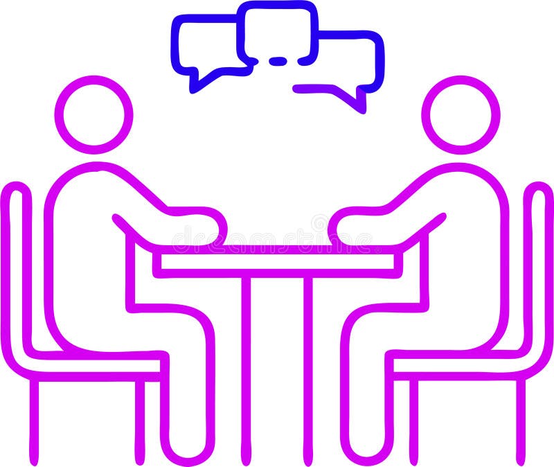 Professional Handshake Icon with Desk & Documents Background – Business ...