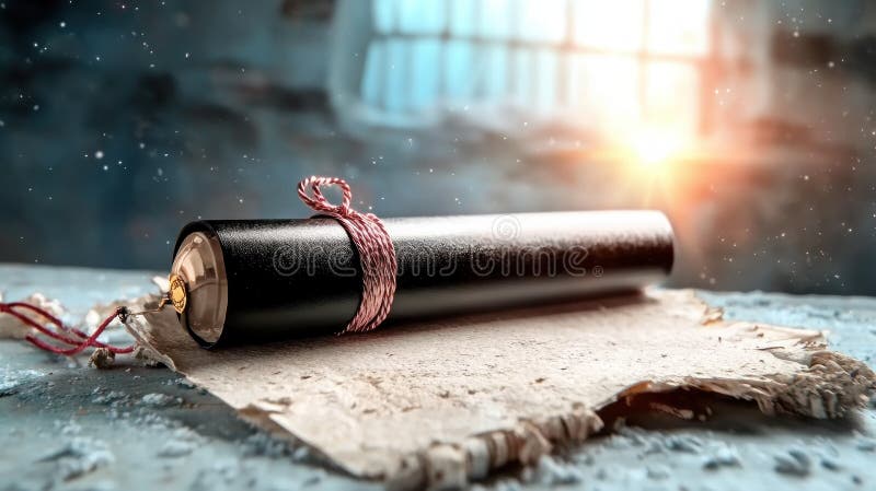 Explore the Profound Symbolism of a Glowing Diploma Displayed Against a ...