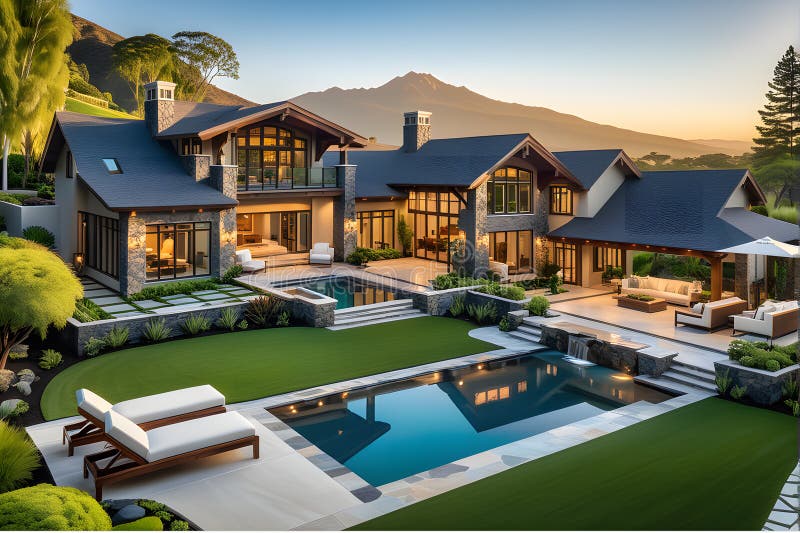 Home Designs Exterior of Outer Building Depicting Real Estate Concept ...