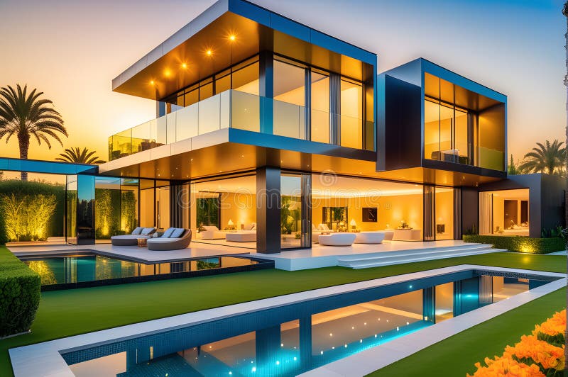 Home Designs Exterior of Outer Building Depicting Real Estate Concept ...