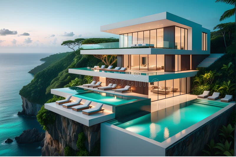 Home Designs Exterior of Outer Building Depicting Real Estate Concept ...