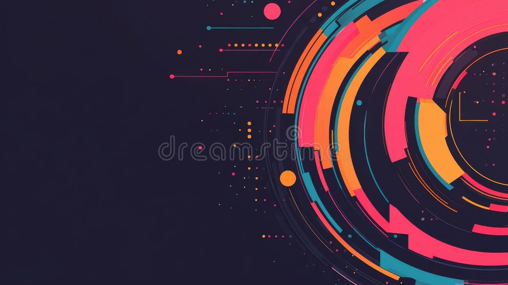 Explore the Realm of Innovation with Vibrant Techinspired Abstract ...