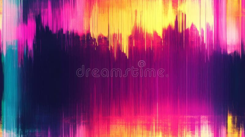 Explore Retro VHS Scanlines Combined with Vibrant Pixel Glitch Effects ...