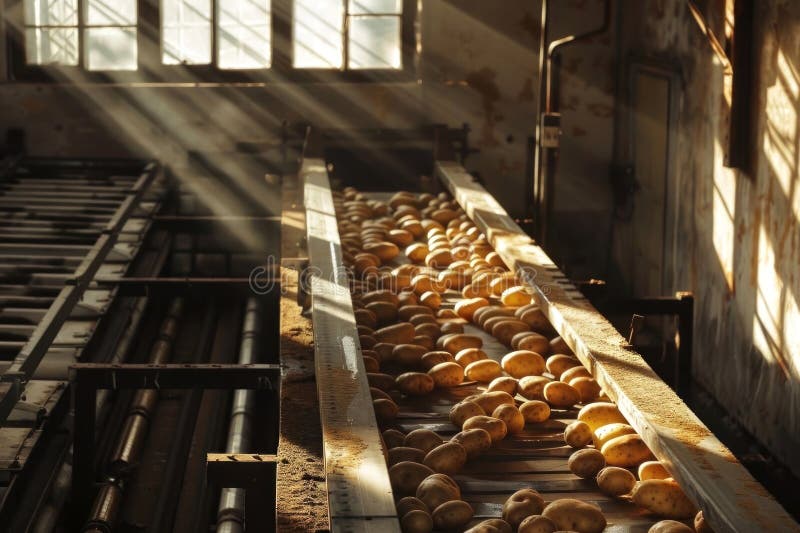 Explore the Rustic Beauty of this Potato Processing Plant, Where Golden ...