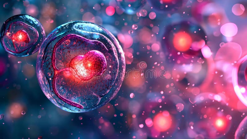 Dive into the Microscopic Realm: a Macro View of a Human Cell Section ...