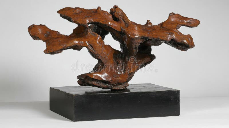 Explore Sculpted Tree Root Wood Artistry in Studio Setting on Display ...