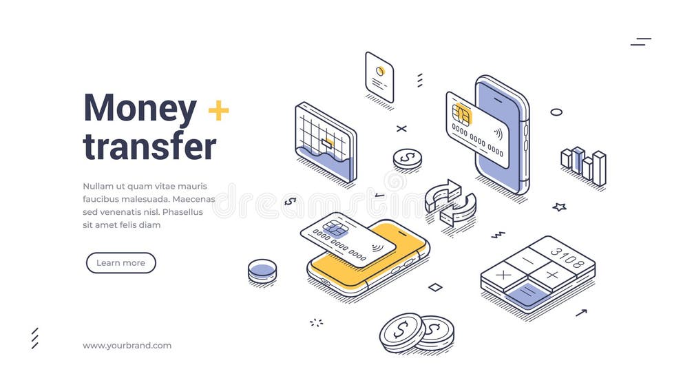 Explore Seamless Money Transfer Solutions with this Modern Web Banner ...