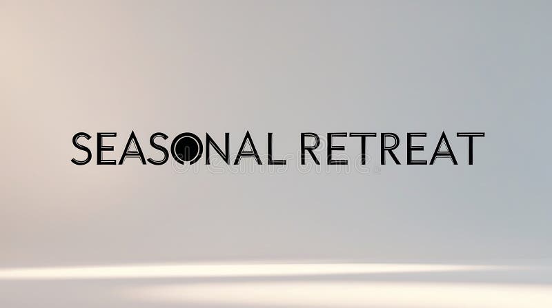 Explore Seasonal Retreat Themes with Modern Typography and Minimalistic ...