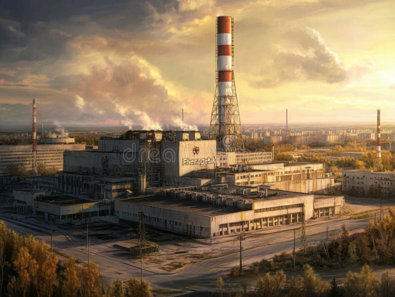Chernobyl Nuclear Power Plant before the Catastrophic Explosion Stock ...