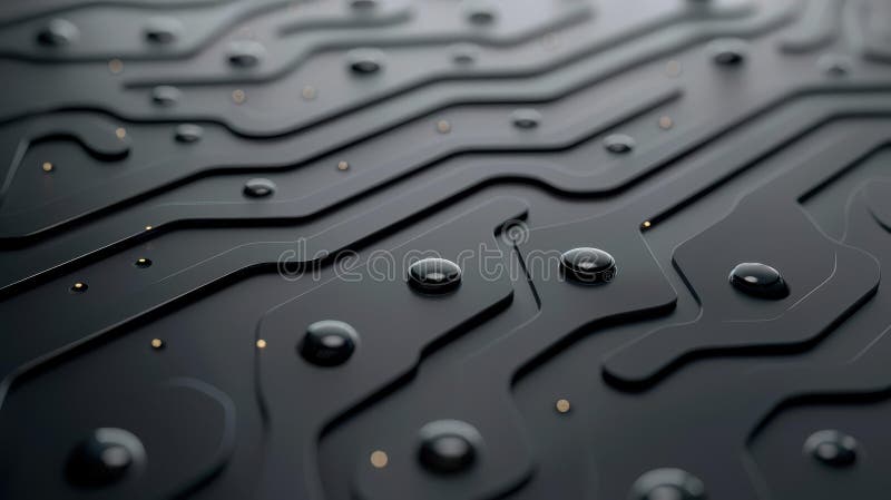 Explore a Sleek and Abstract Design of Futuristic Electronic Circuits ...