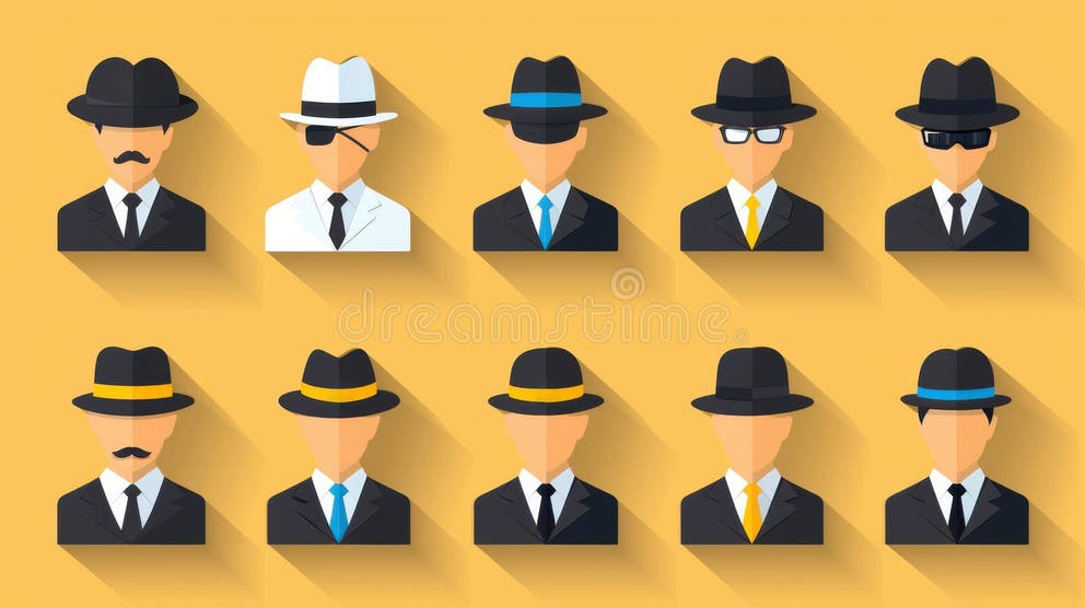 Detective Symbols Stock Illustrations – 846 Detective Symbols Stock ...