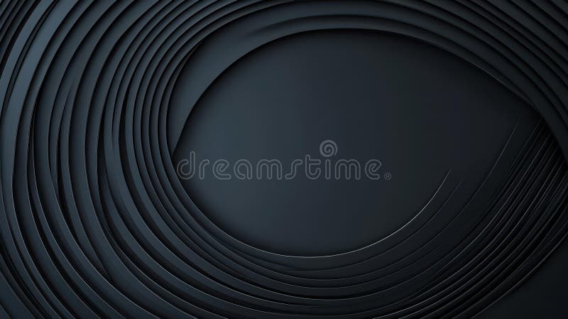 Explore a Sleek 3D Black Techno Abstract Background Featuring Curves ...