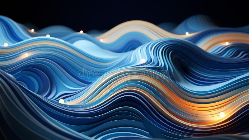 Explore a Sleek Geometric Interstellar Design with Flat Texture and ...